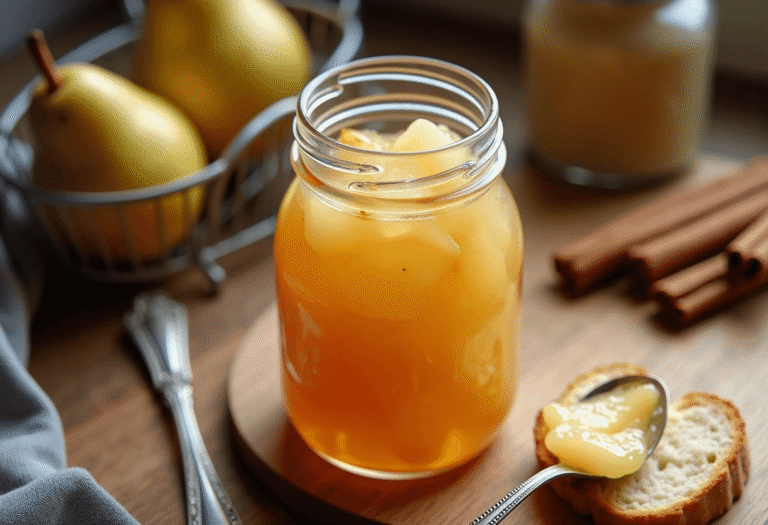 Pear Preserves Recipe (Sweet & Simple) - Recipe Camp