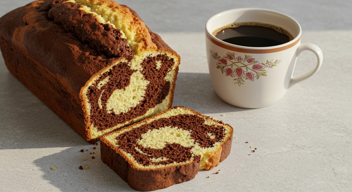 How to Bake Swirled Marble Cake with Chocolate and Vanilla - Recipe Camp